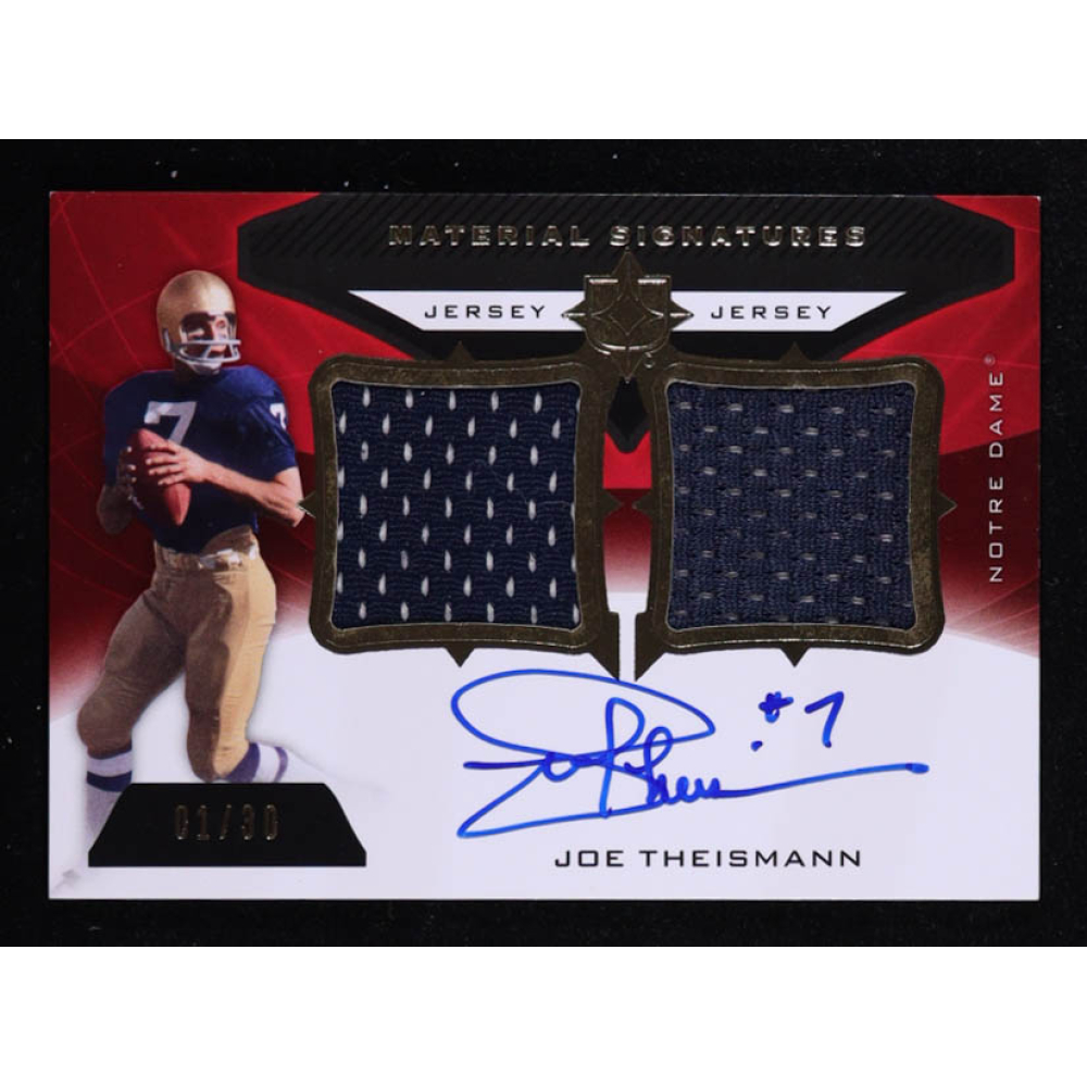 Joe Theismann 2013 Ultimate Collection Ultimate Signature Jerseys #SJJT ...