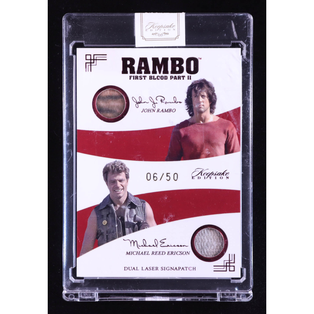 John Rambo/Michael Reed Ericson 2024 Keepsake Edition Dual Laser ...