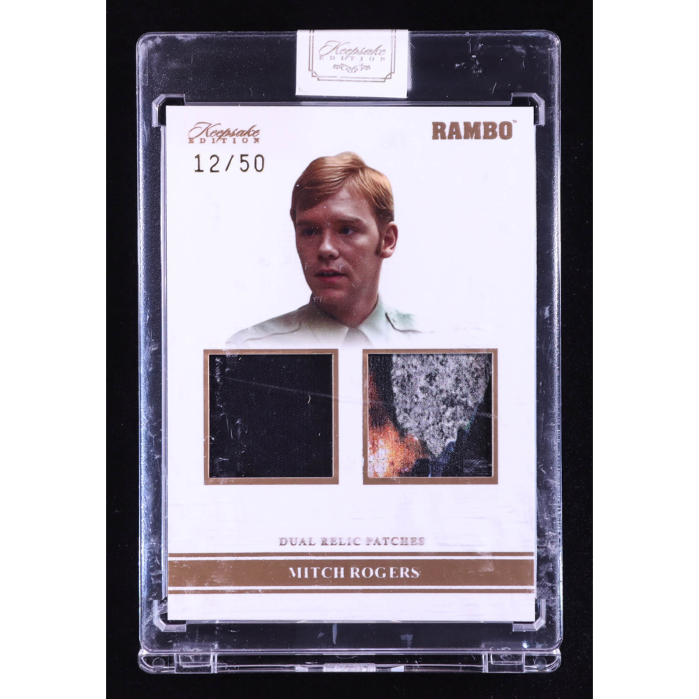Mitch Rogers 2024 Keepsake Edition Dual Relic Patches Rambo #220 #12/50 ...