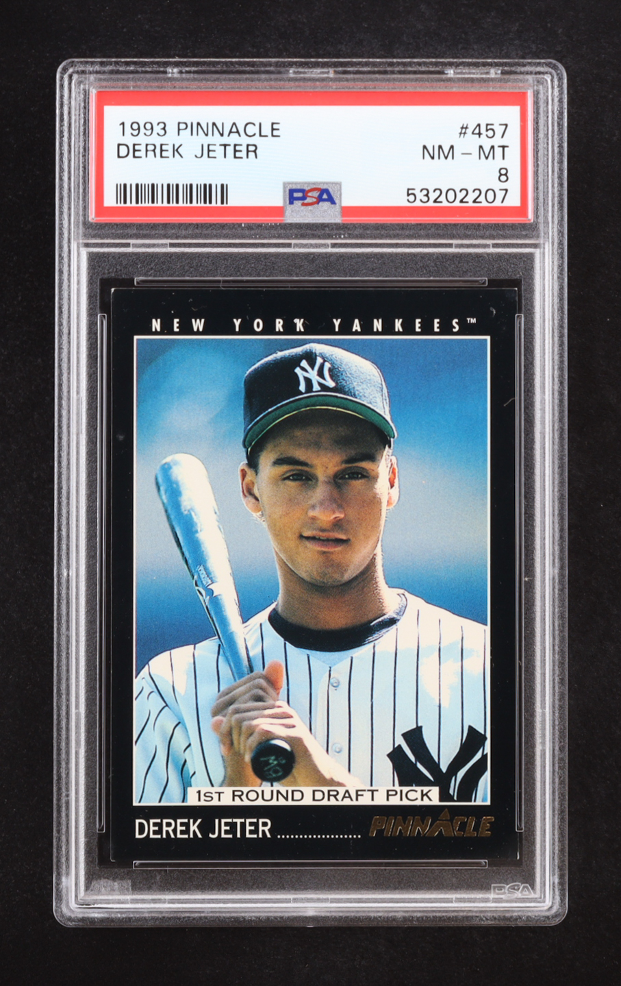 Derek Jeter 1993 Pinnacle #457 RC (PSA 8) | Pristine Auction
