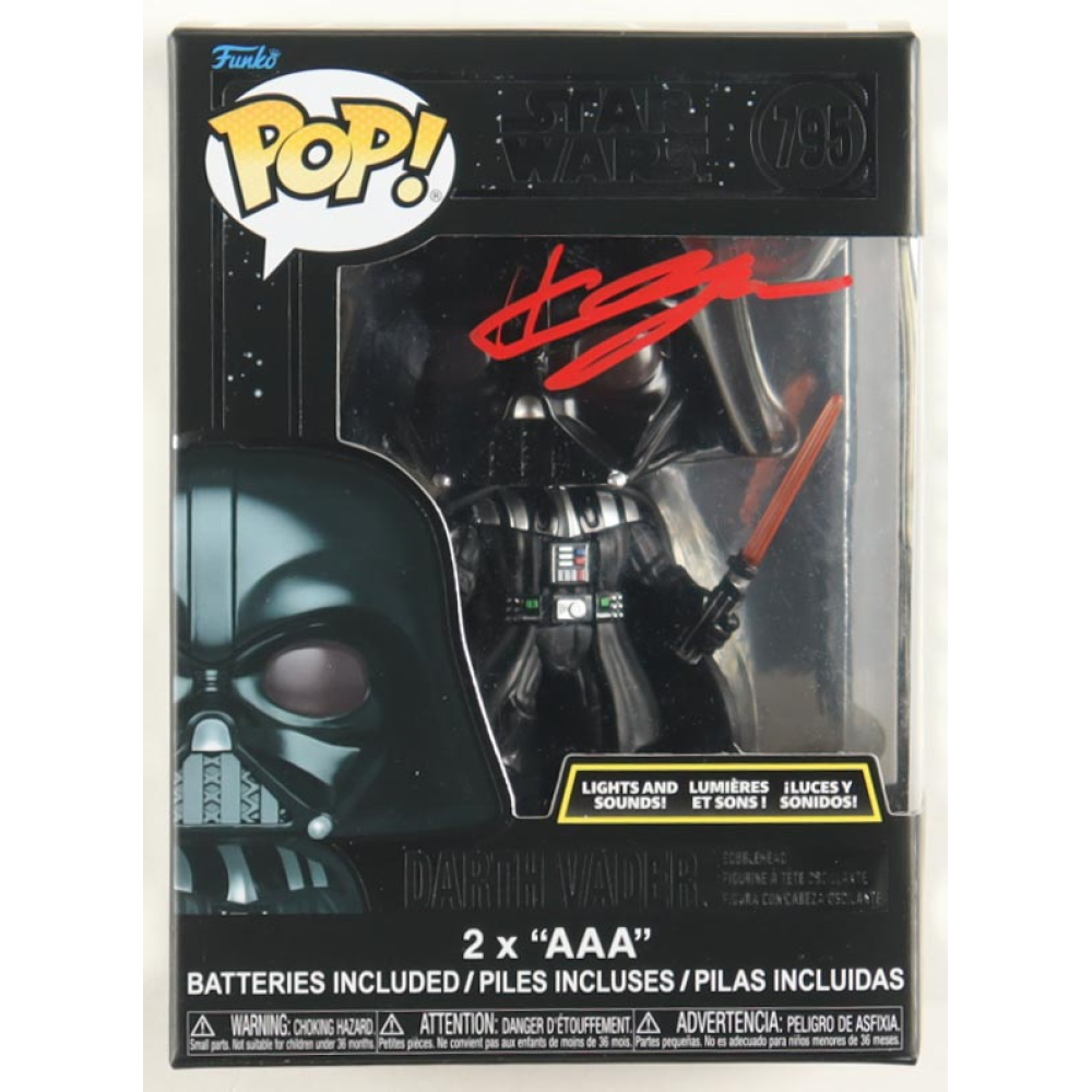 Hayden Christensen Signed "Star Wars" #795 Darth Vader Bobble-Head ...