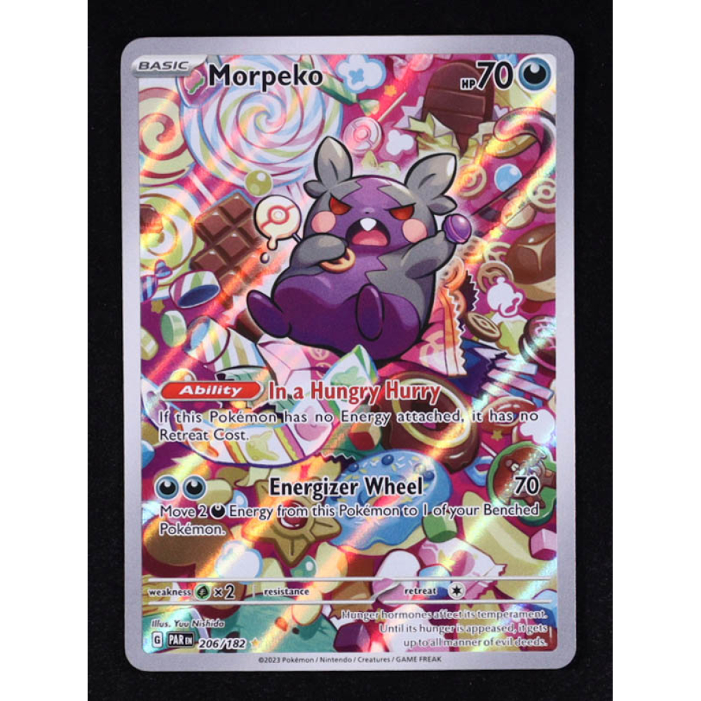 Morpeko 2023 Pokemon Scarlet and Violet Paradox Rift #206 HOLO ...