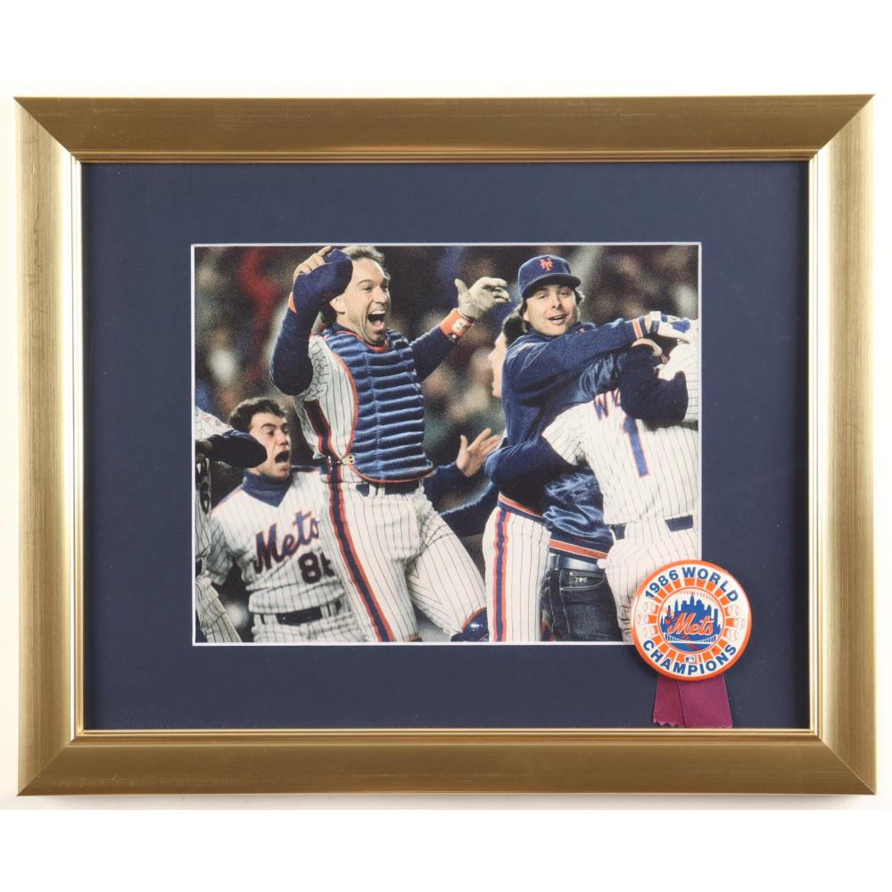 "The 1986 World Champions New York Mets" Custom Framed Photo Display ...