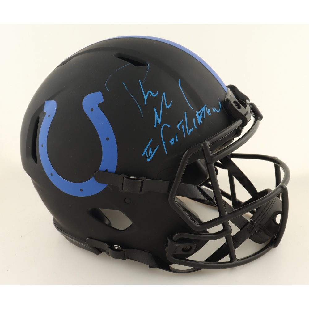 Pat McAfee Signed Colts Full-Size Authentic On-Field Eclipse Alternate ...