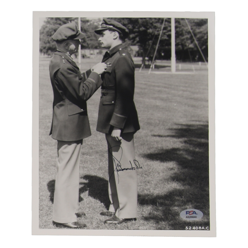 James Goodson Signed 8x10 Photo WWII 4th FG Ace 14 Victories (PSA ...