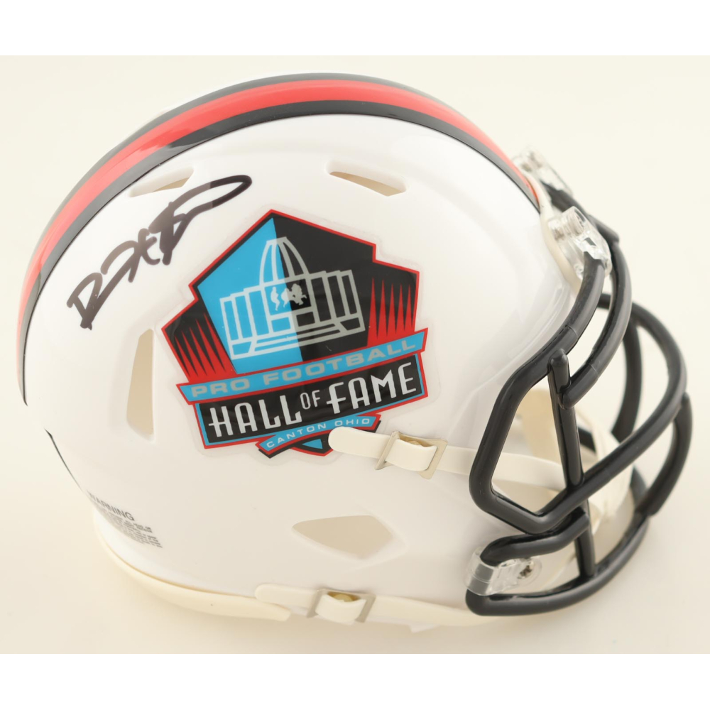 Devin Hester Signed Hall of Fame Logo Speed Mini Helmet (JSA ...