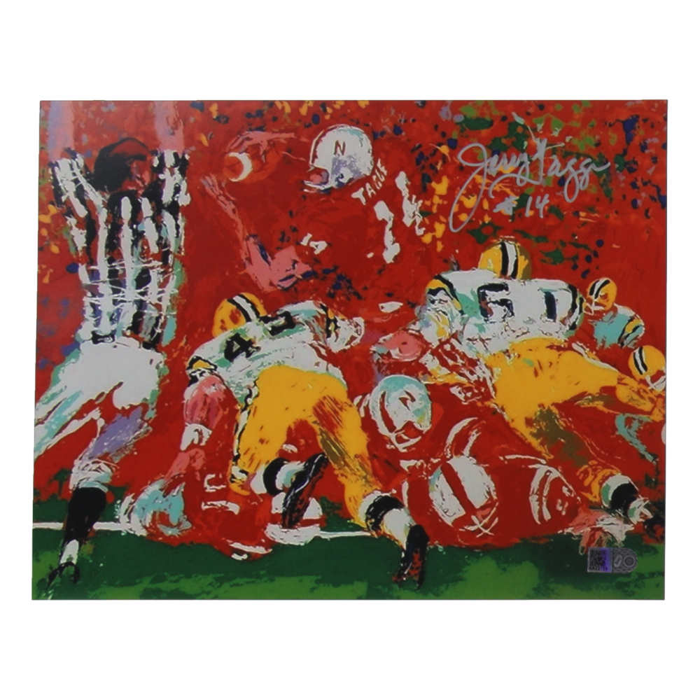 Jerry Tagge Signed 8x10 Photograph (AIV) 1970/71 Nebraska Cornhuskers ...
