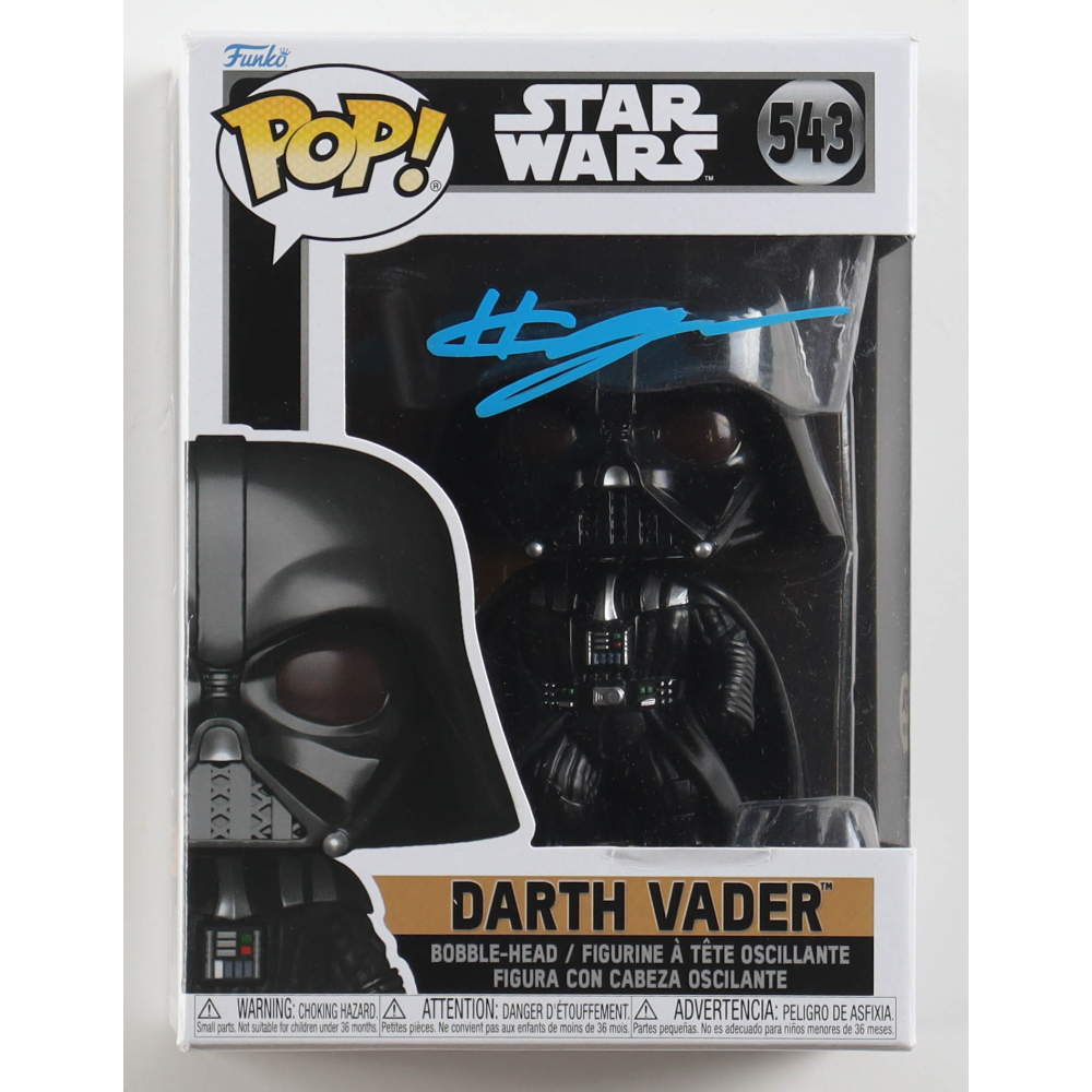 Hayden Christensen Signed "Star Wars" #543 Darth Vader Funko Pop! Vinyl ...