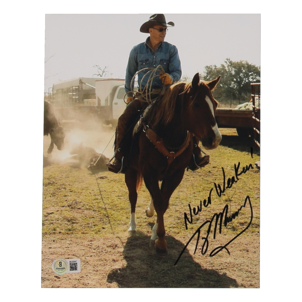 Ty Murray Signed 8x10 Photo Inscribed "Never Weaken!" (Beckett ...