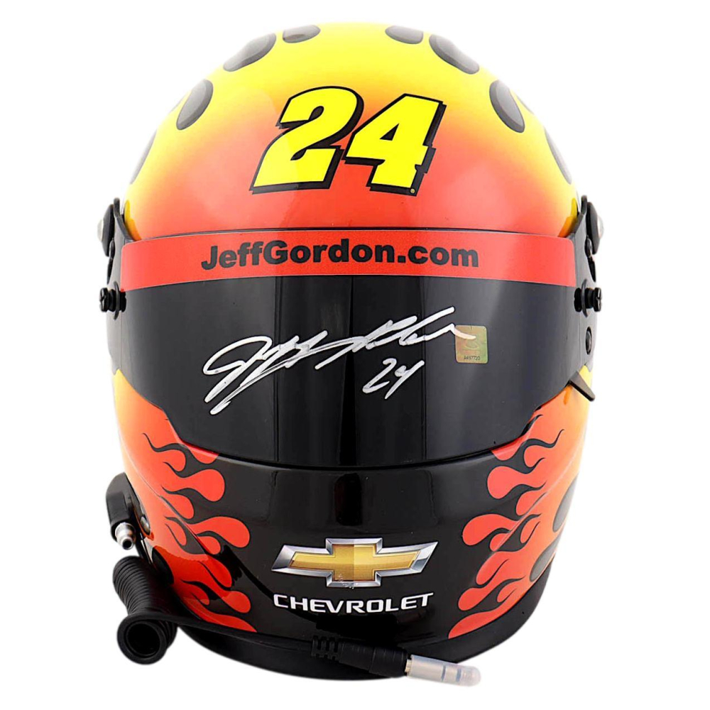 Jeff Gordon Signed NASCAR - Flames - "24EVER" Special Edition Full-Size ...