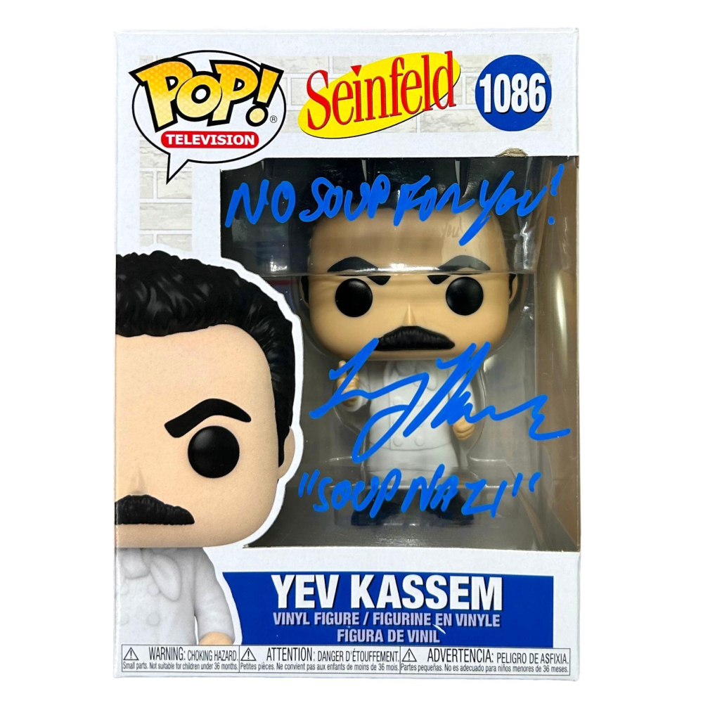 Larry Thomas Signed "Seinfeld" #1086 Yev Kassem Funko Pop! Vinyl Figure ...