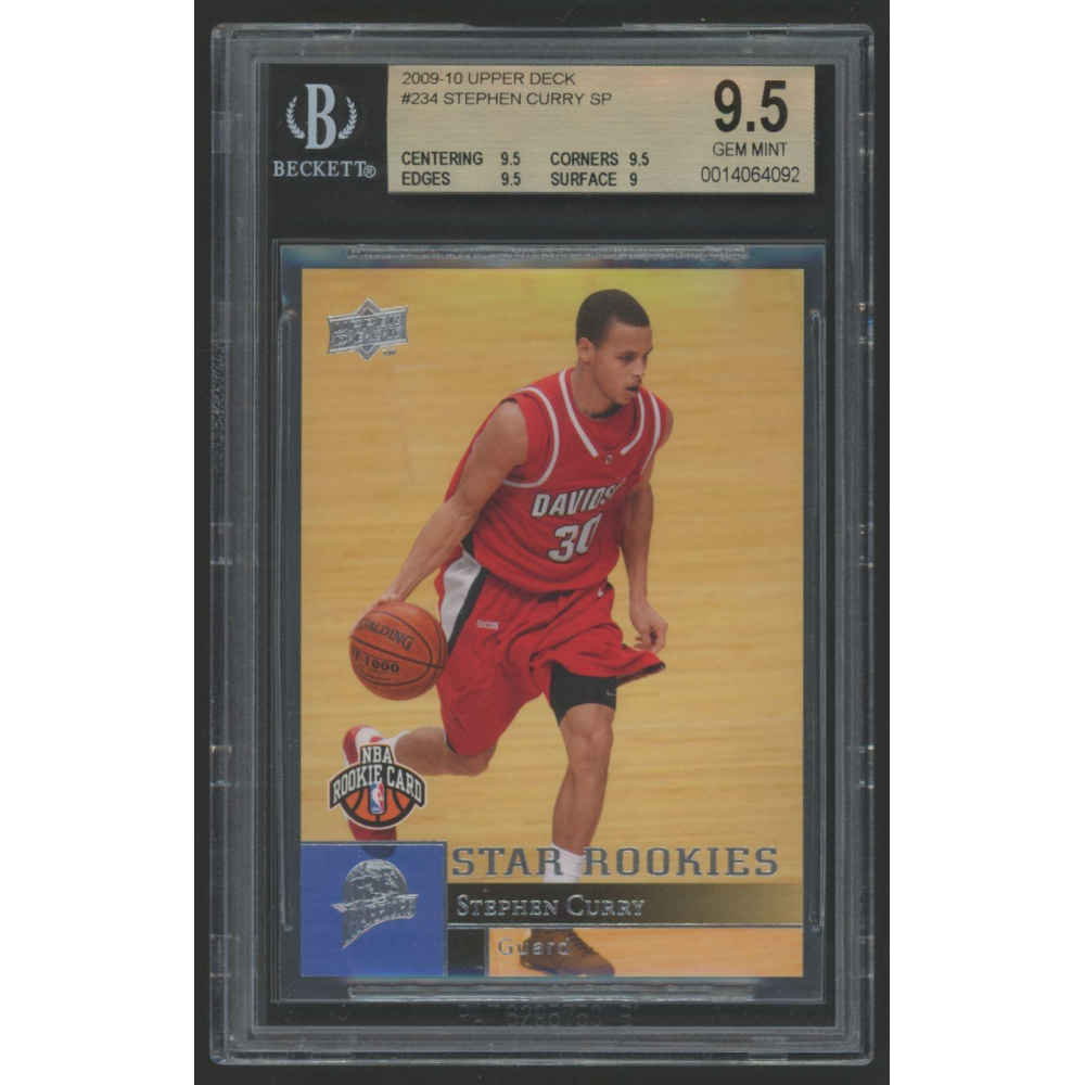 Stephen Curry 2009-10 Upper Deck SP #234 RC (BGS 9.5) | Pristine Auction