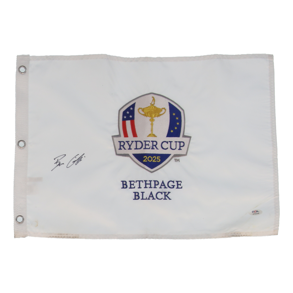 Ben Griffin Signed 2025 Ryder Cup Golf Pin Flag (PSA) | Pristine Auction