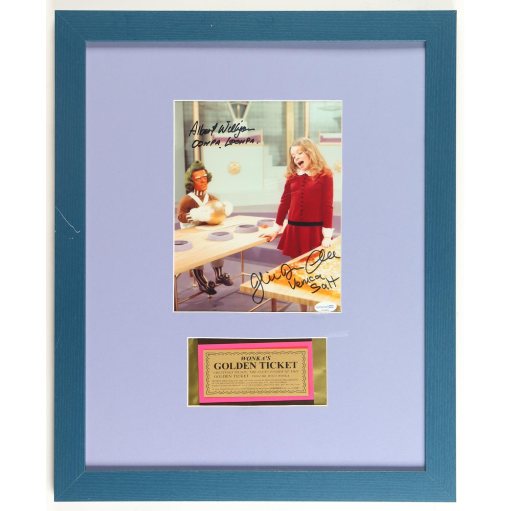 Julie Dawn Cole & Albert Wilkinson Signed "Willy Wonka and the ...