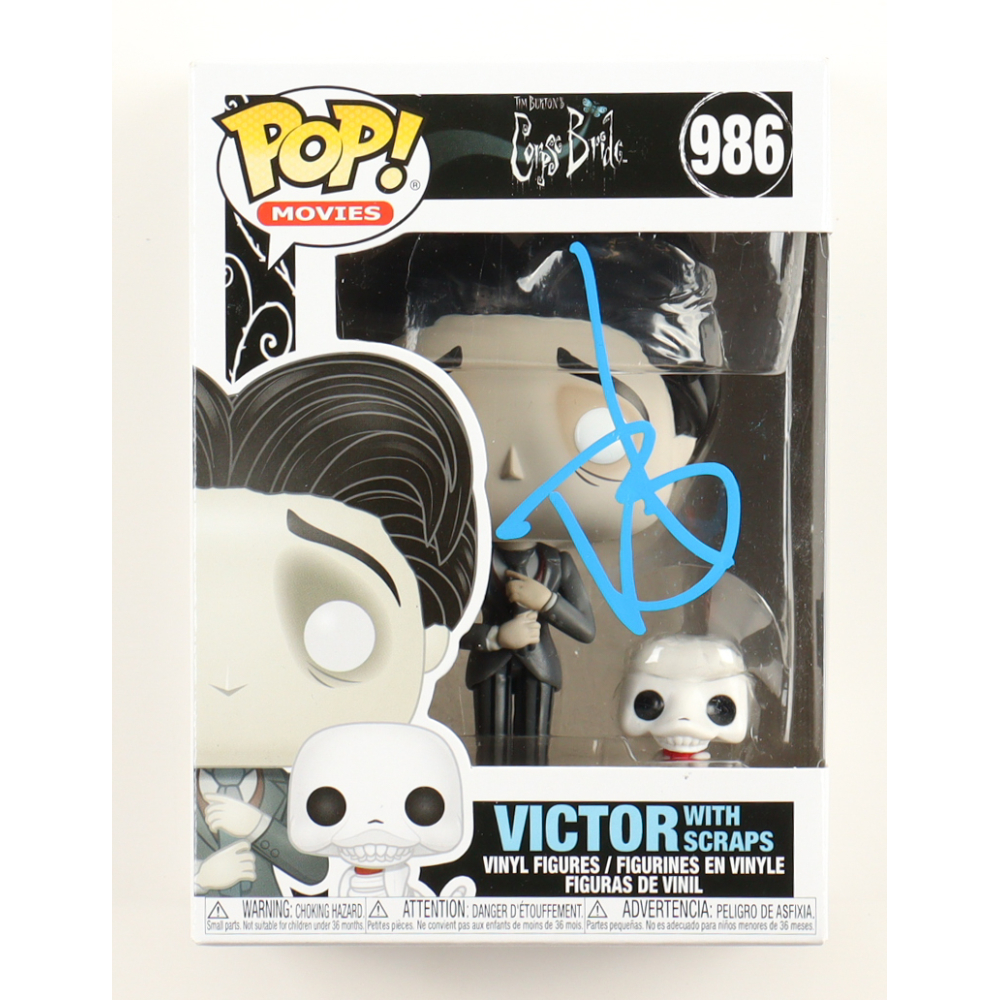 Johnny Depp Signed "Corpse Bride" Victor with Scraps #986 Funko Pop ...