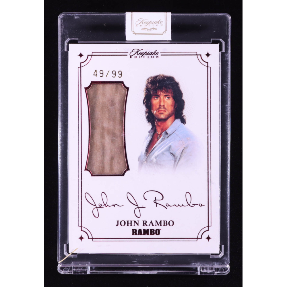 John Rambo 2024 Keepsake Edition Laser Signapatch Authentic Rambo III ...