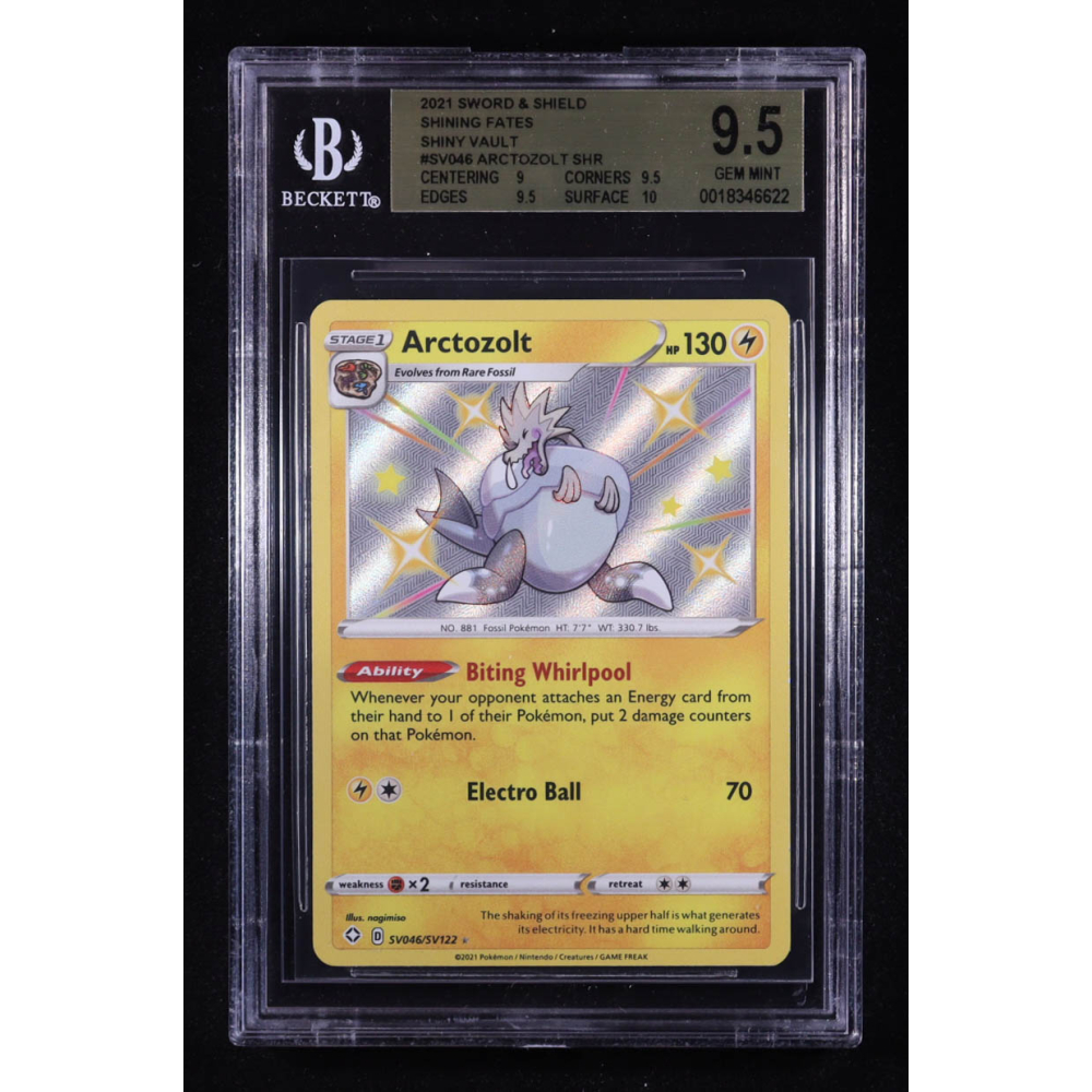 Arctozolt 2021 Pokemon Sword and Shield Shining Fates Shiny Vault # ...