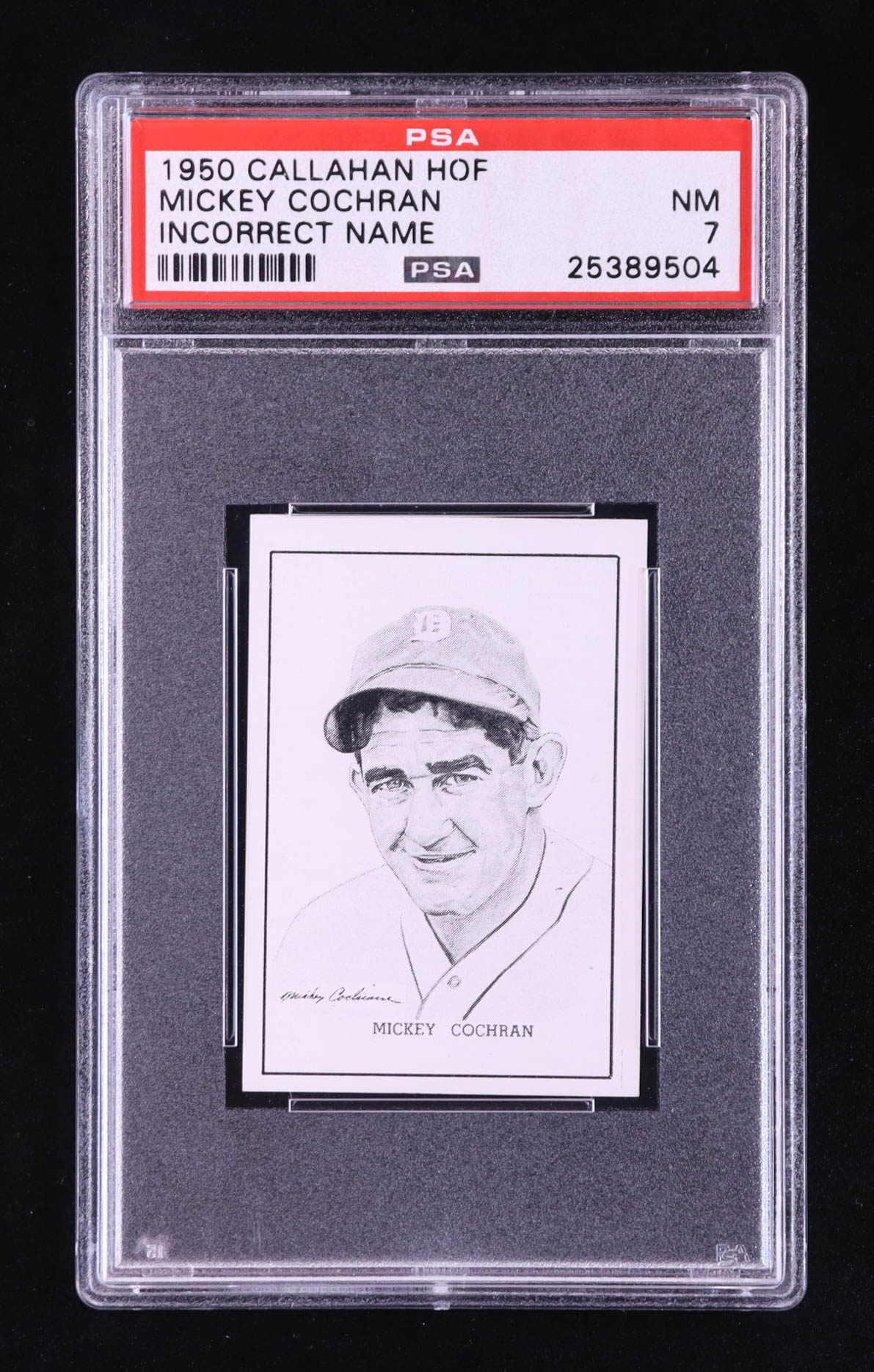 Mickey Cochrane 1950-56 Callahan HOF W576 #18A (PSA 7) | Pristine Auction