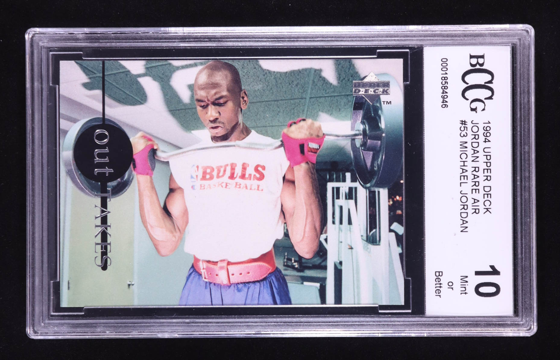 Michael Jordan 1994 Upper Deck Jordan Rare Air #53 (BCCG 10) | Pristine ...