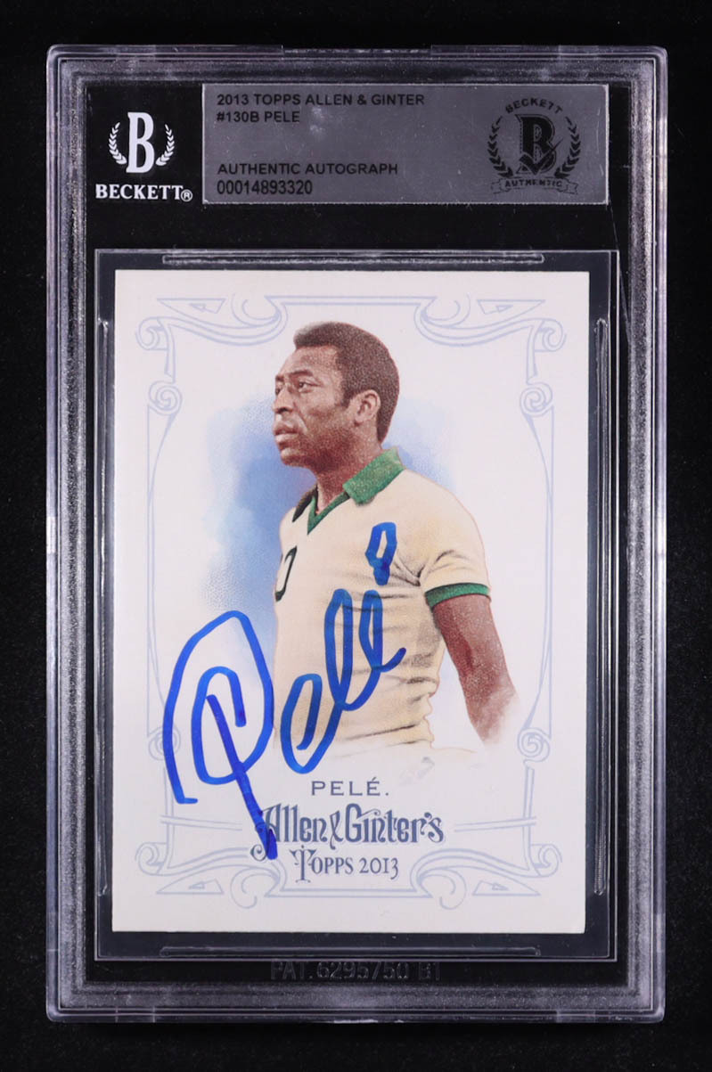 Pele Signed 2013 Topps Allen & Ginter #130B (BGS) | Pristine Auction