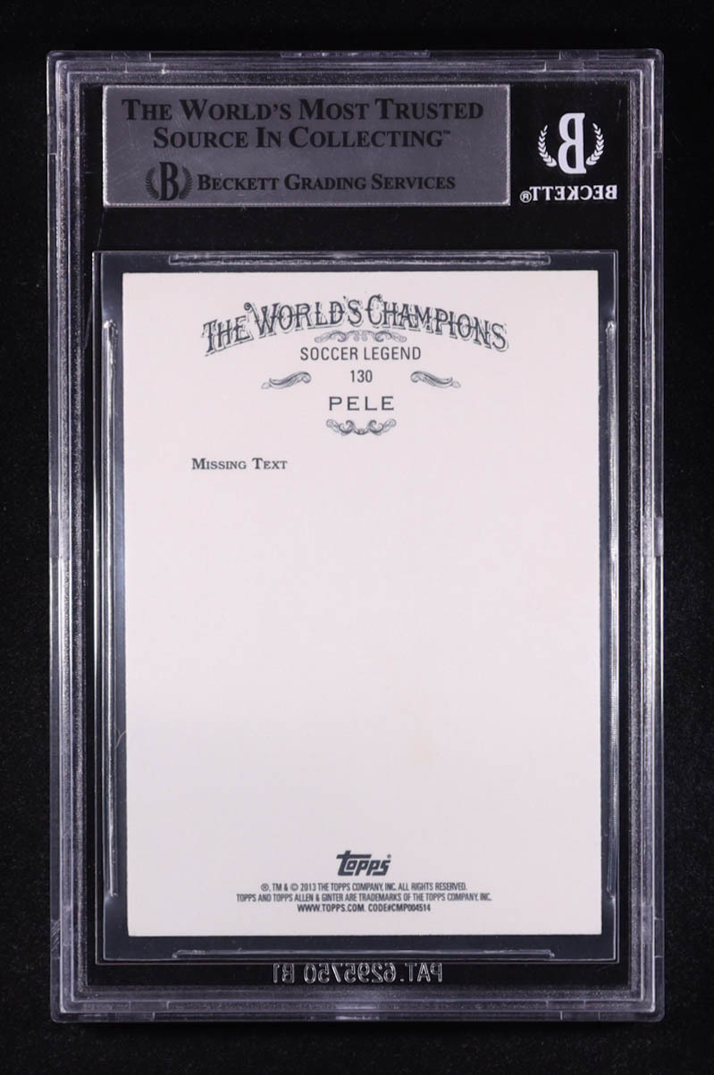 Pele Signed 2013 Topps Allen & Ginter #130B (BGS) | Pristine Auction
