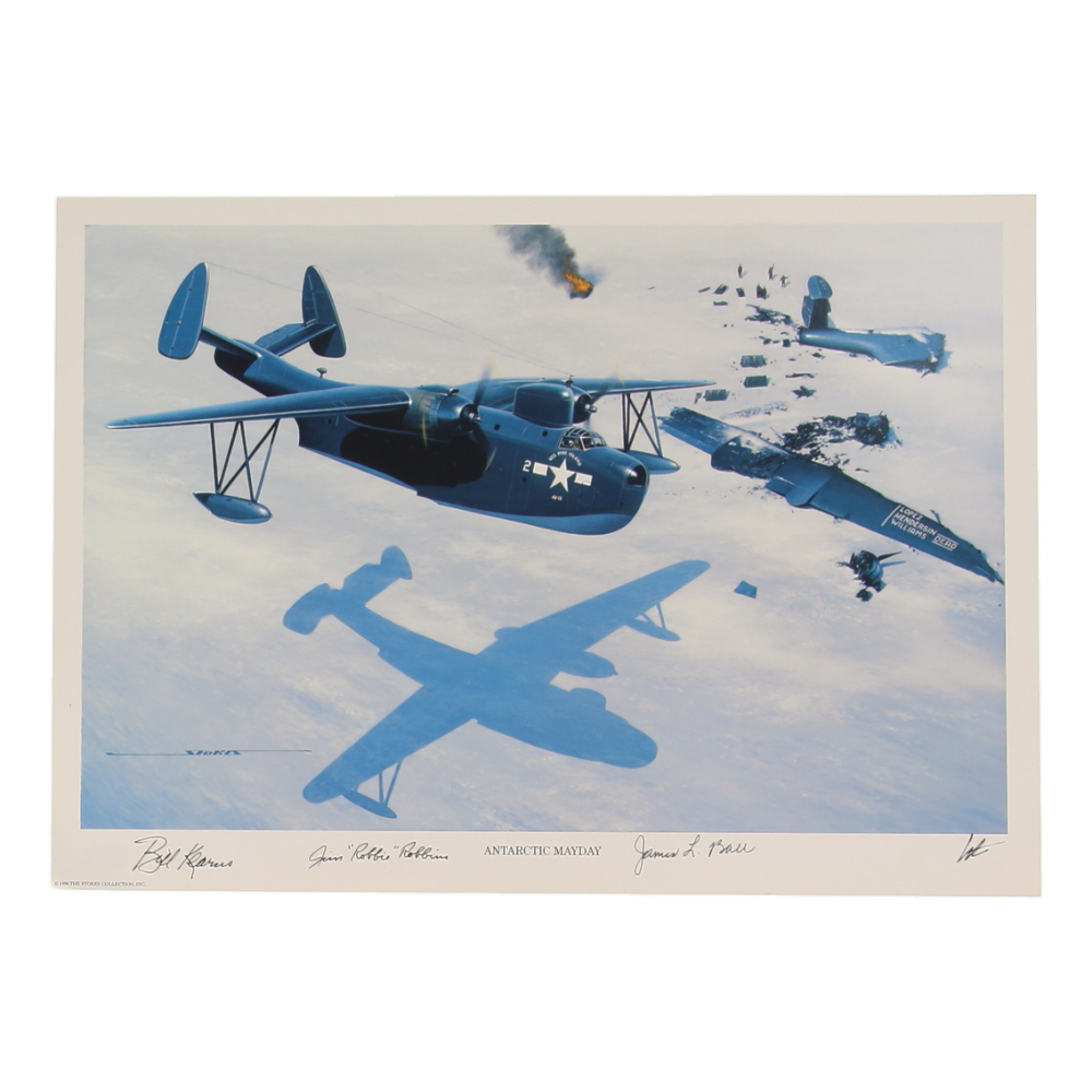 William Kearns, James Ball, & James Robbins Signed Stan Stokes ...
