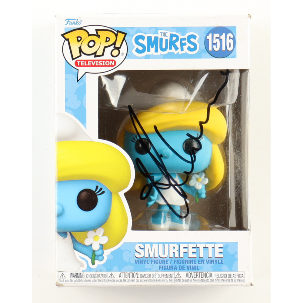 Rihanna Signed "The Smurfs" #1516 Smurfette Funko Pop! Vinyl Figure ...
