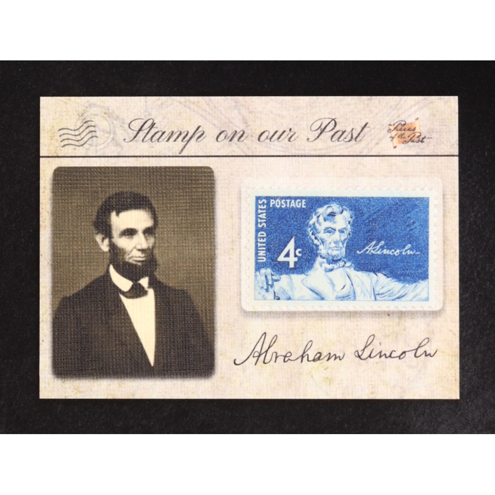 Abraham Lincoln 2018 Pieces of the Past Stamp on our Past Antiquity # ...