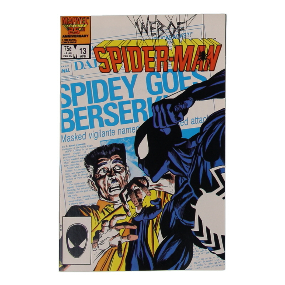 1986 "Web of Spider-Man" Issue #13 Marvel Comic Book | Pristine Auction