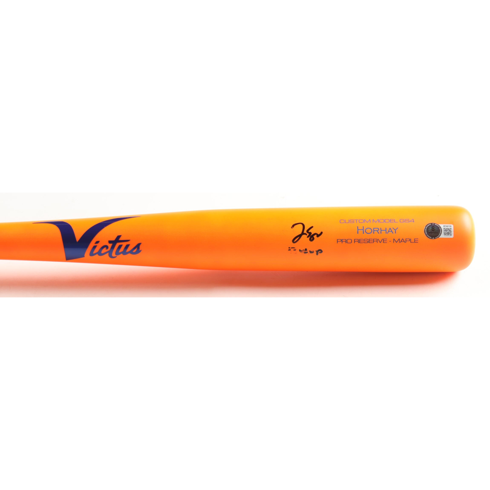 George Springer Signed Victus Player Model Baseball Bat Inscribed "17 ...