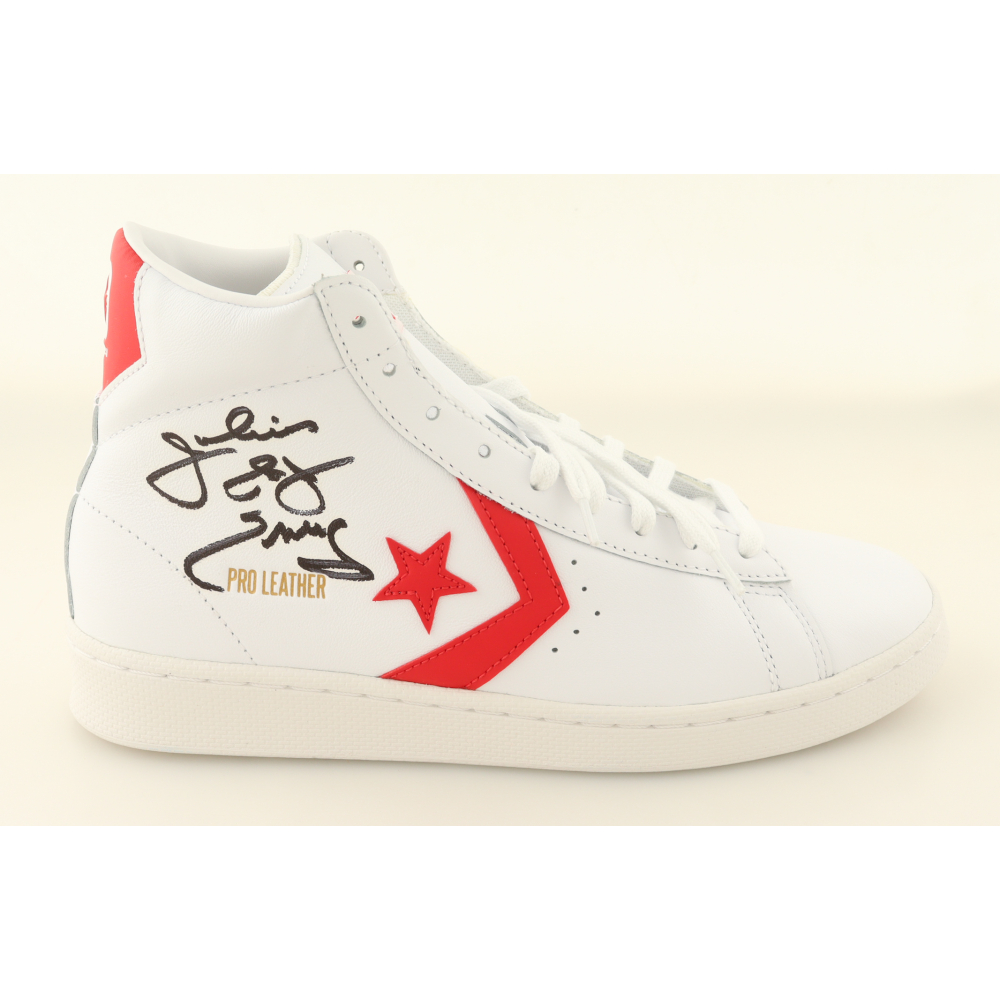 Julius "Dr. J" Erving Signed Converse All-Star Leather Basketball Shoe ...