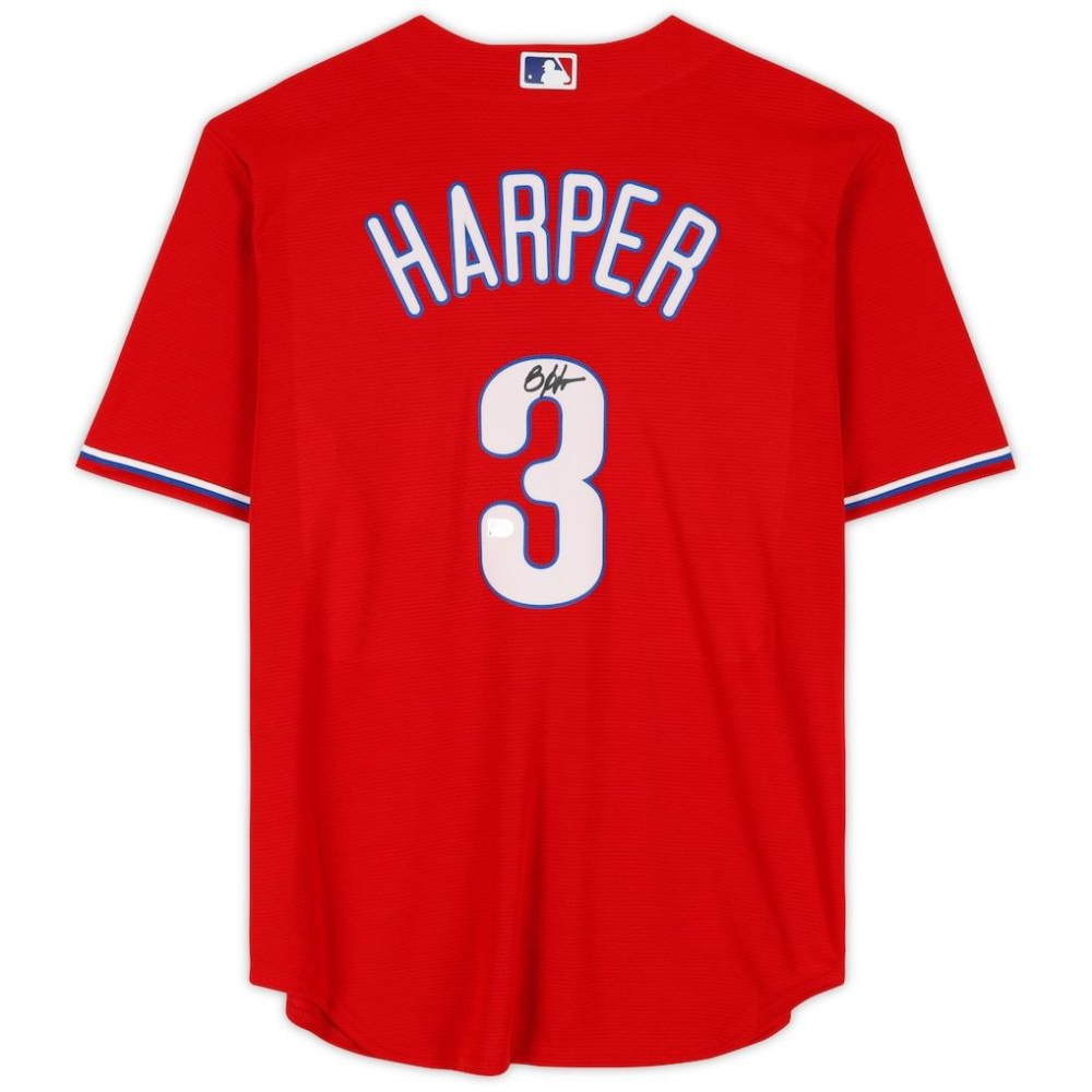 Bryce Harper Signed Phillies Nike Authentic Jersey (Fanatics ...