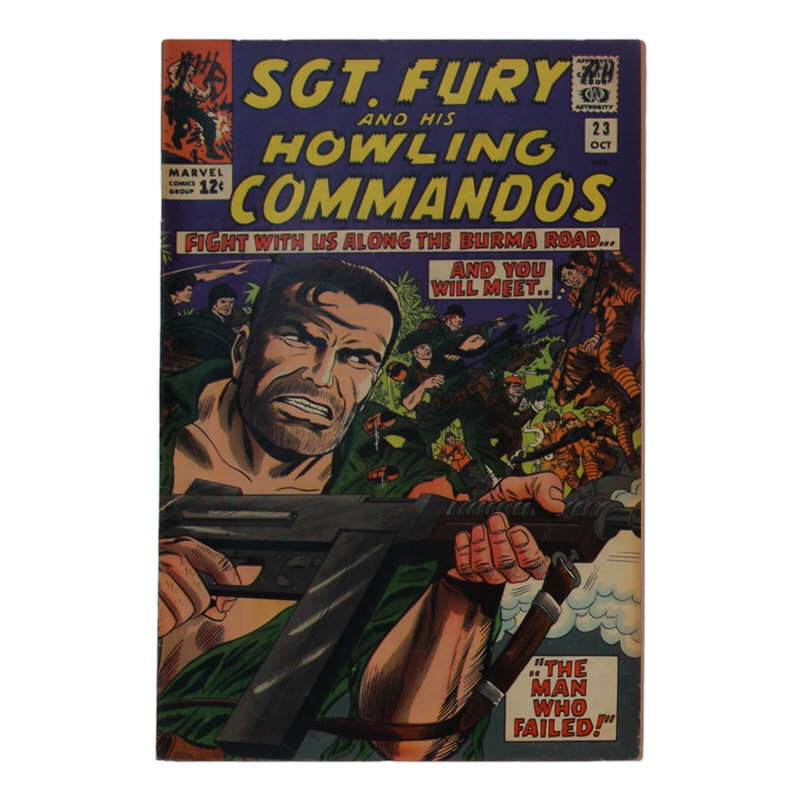 1965 "Sgt. Fury and His Howling Commandos" Issue #23 Marvel Comic Book ...
