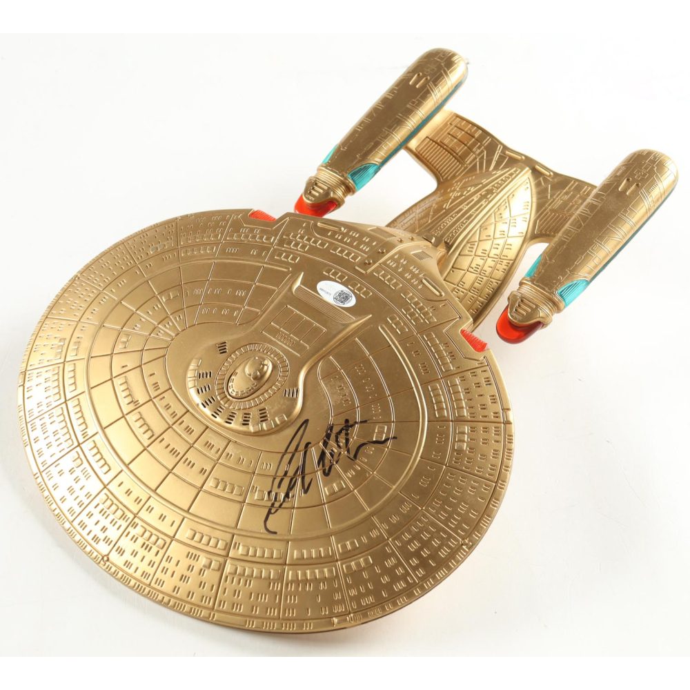 William Shatner Signed Gold "Star Trek Enterprise" Figurine (JSA ...