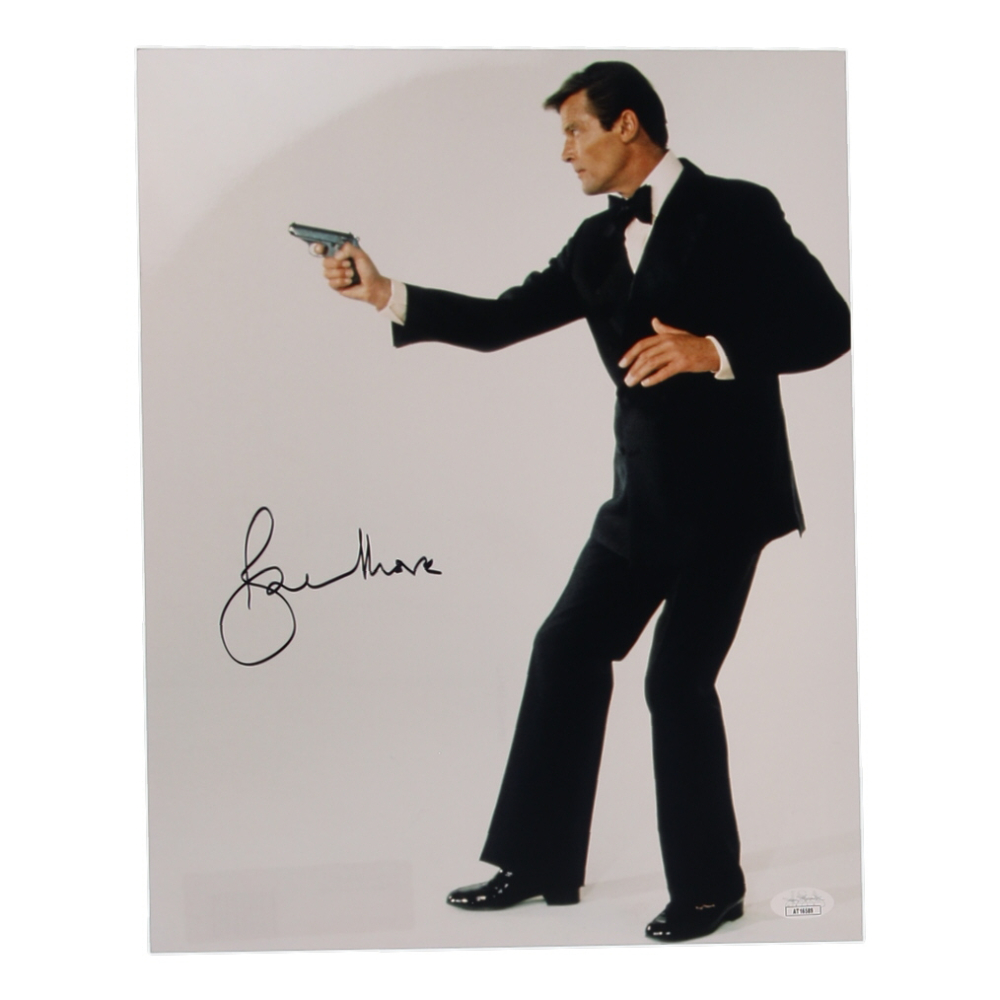 Roger Moore Signed "The Man with the Golden Gun" 11x14 Photo (JSA ...