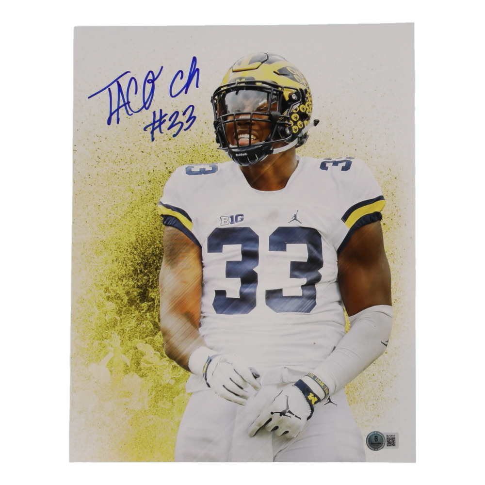 Dominic Nichols Signed Michigan Wolverines 11x14 Photo (Beckett ...