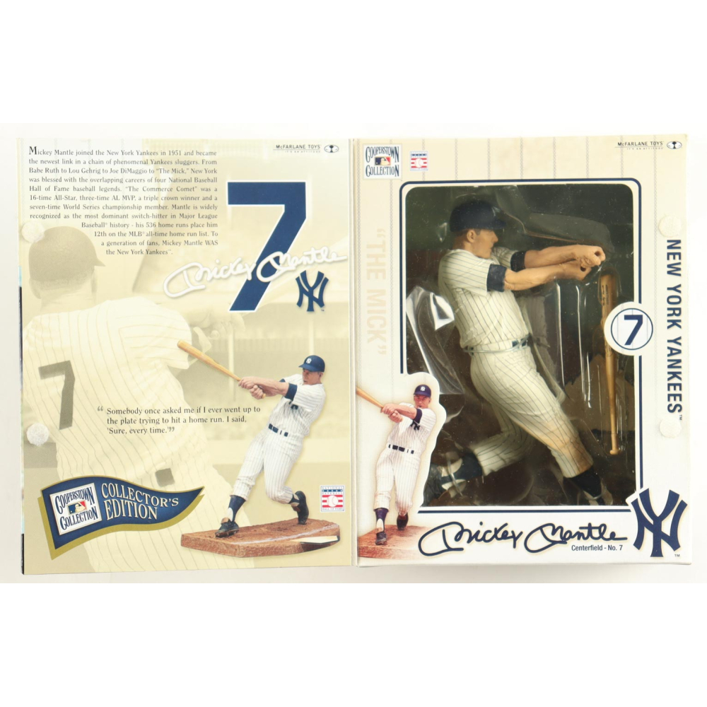 Mickey Mantle Cooperstown Collection Yankees Statue Figurine with ...