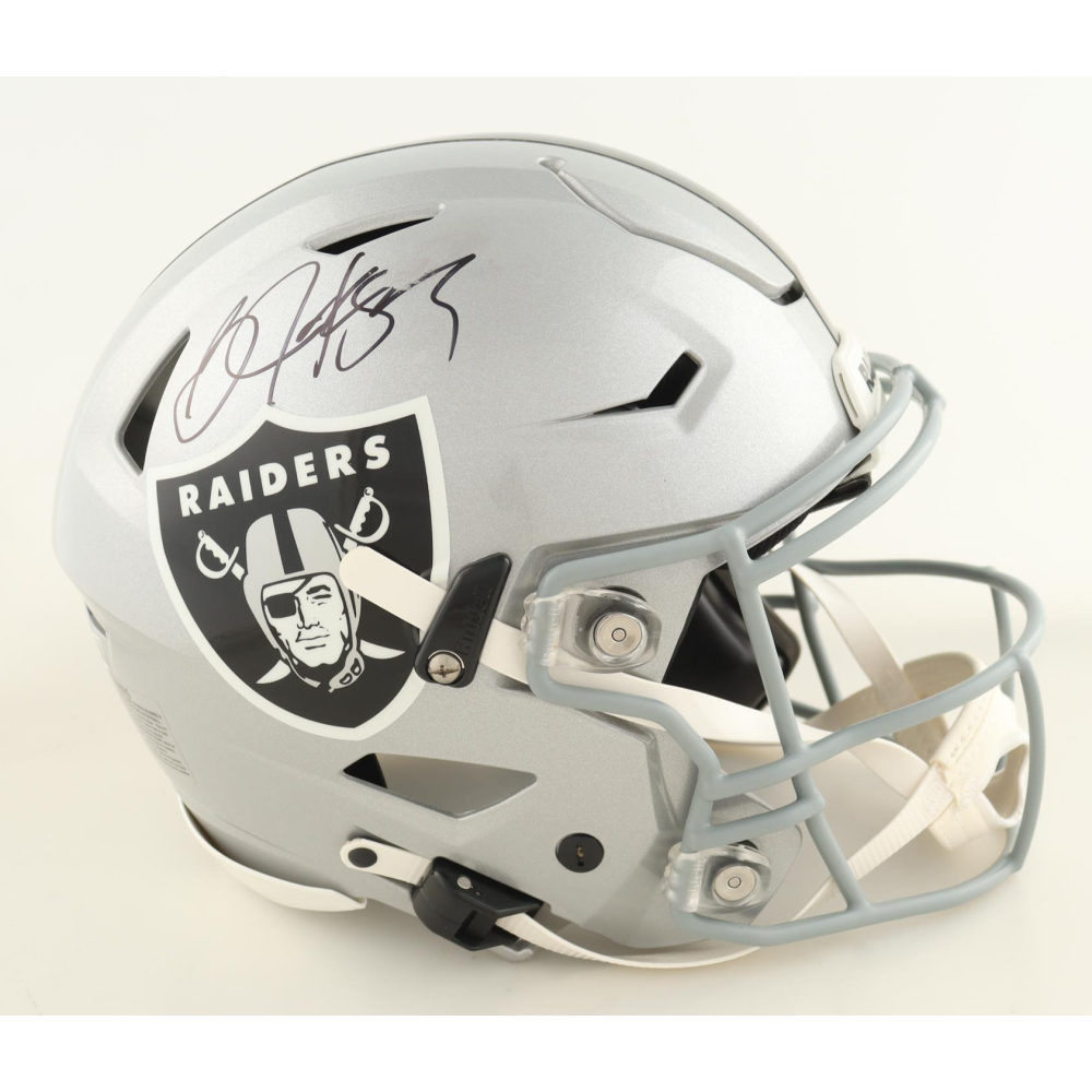 Bo Jackson Signed Raiders Full-Size Authentic On-Field SpeedFlex Helmet ...