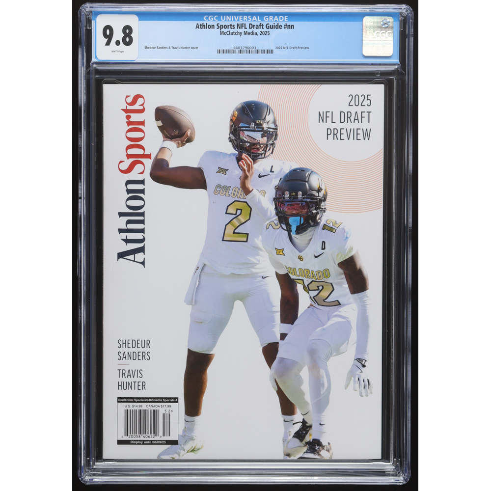 2025 Athlon Sports NFL Draft Guide McClatchy Media Magazine (CGC 9.8 ...