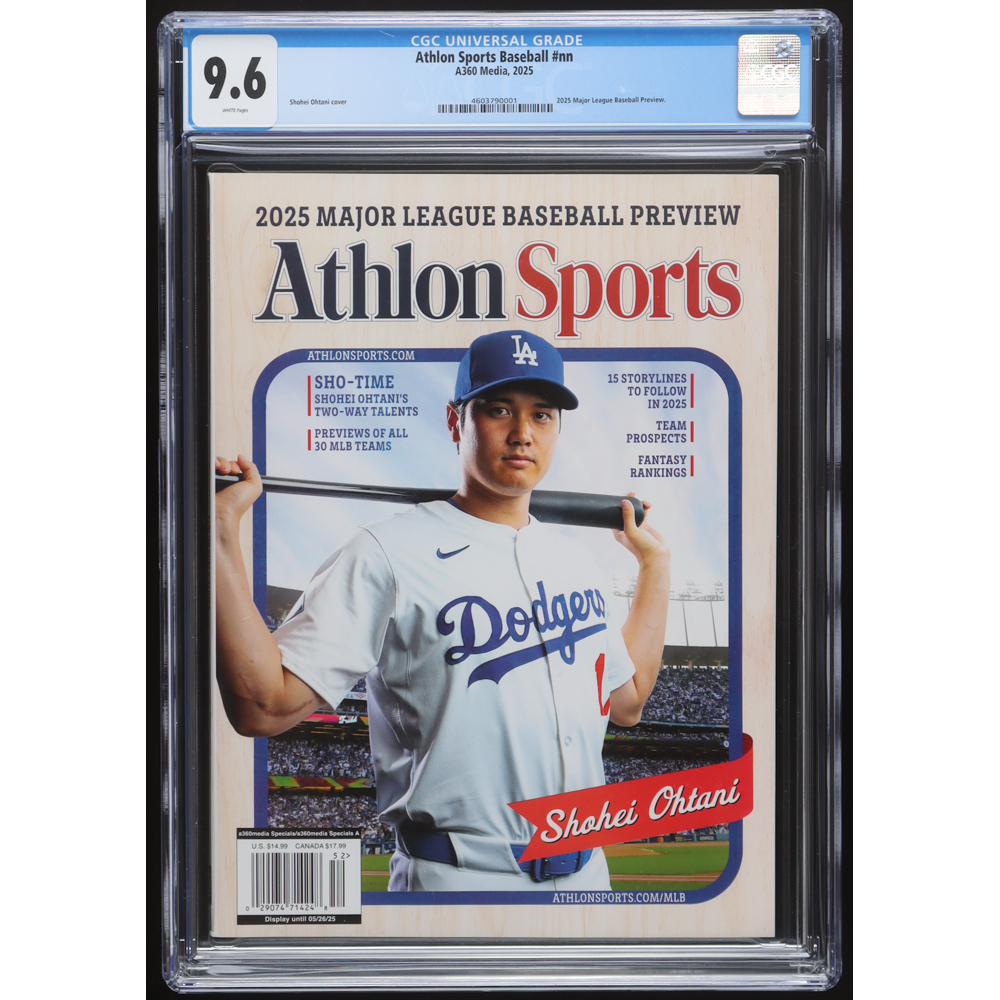 2025 Athlon Sports Baseball A360 Media Magazine (CGC 9.6) | Pristine ...