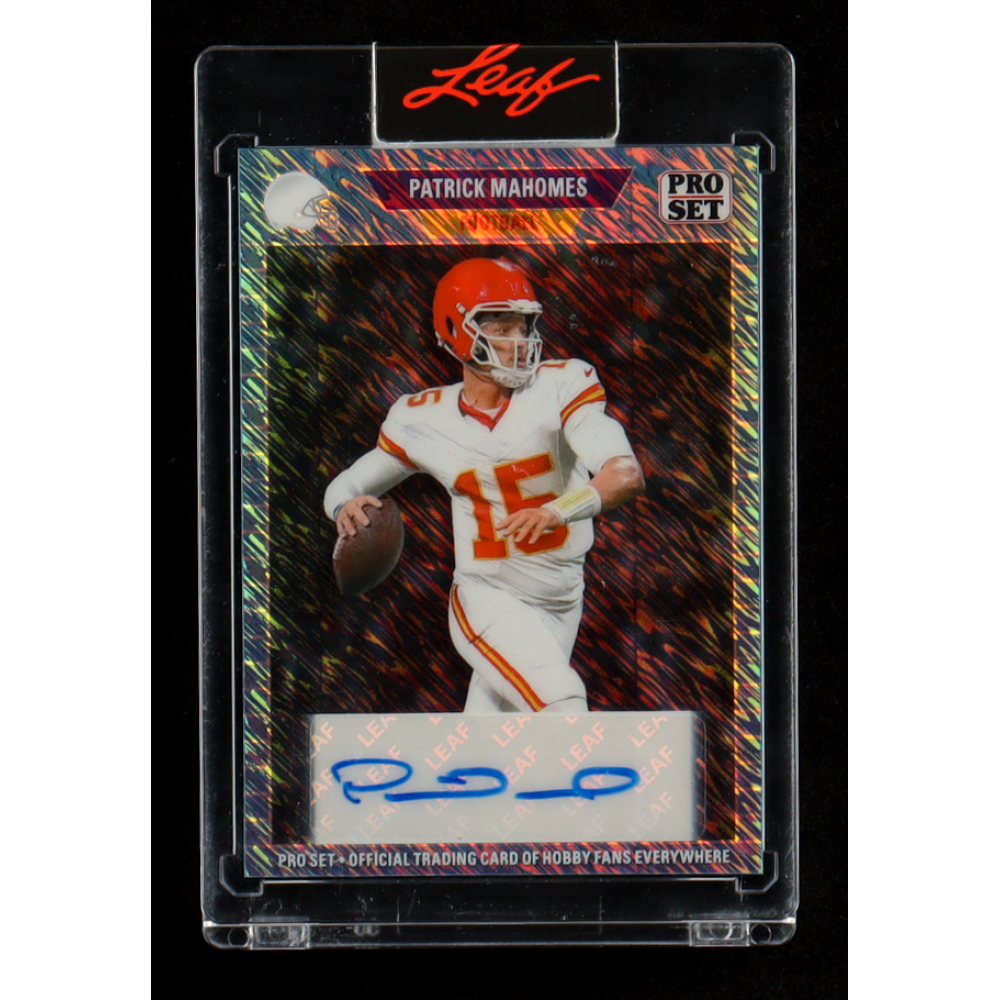 Patrick Mahomes II 2024 Leaf Collective '89 Pro Set Autographs Shimmer ...