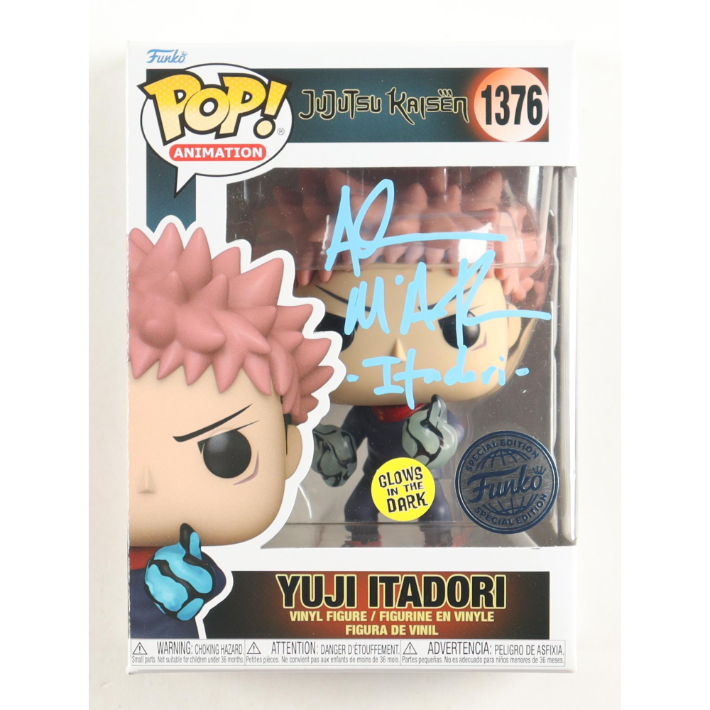 Adam McArthur Signed "Jujutsu Kaisen" #1376 Yuji Itadori Funko Pop ...