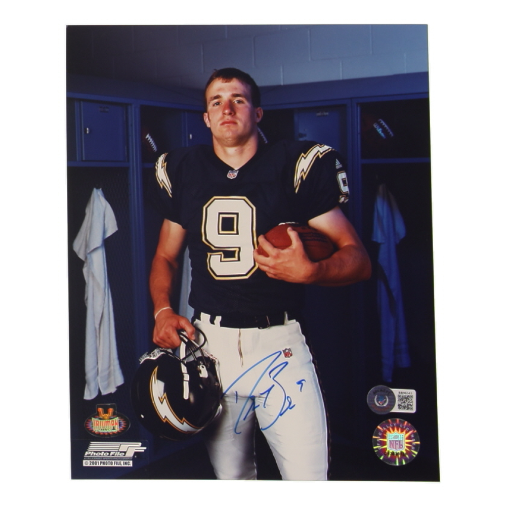 Drew Brees Signed Chargers 8x10 Photo (Beckett) | Pristine Auction