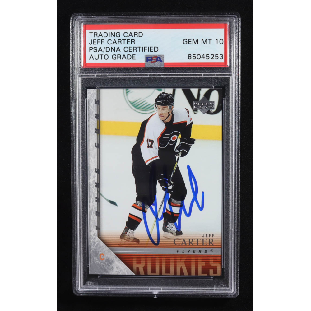 Jeff Carter Signed 2005-06 Upper Deck Series 2 Rookies #444 RC (PSA ...
