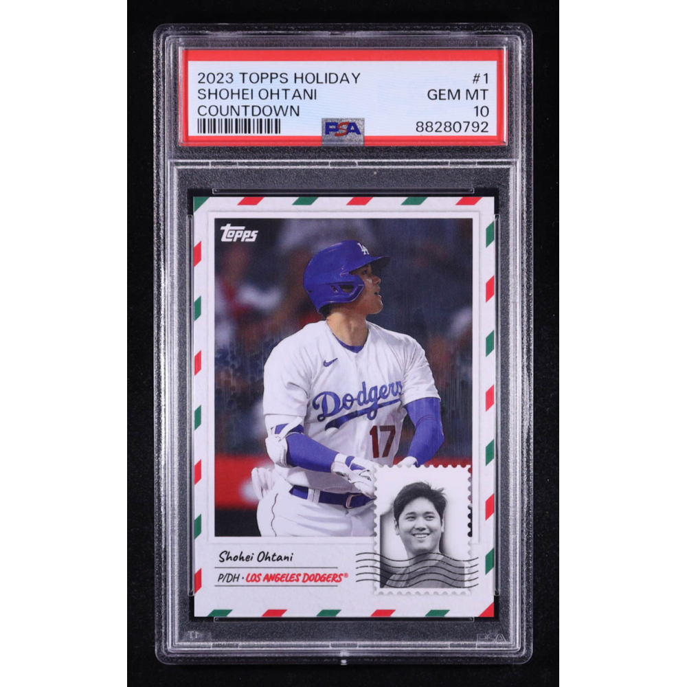 Shohei Ohtani 2023 Topps MLB Holiday Countdown #1 (PSA 10) | Pristine ...