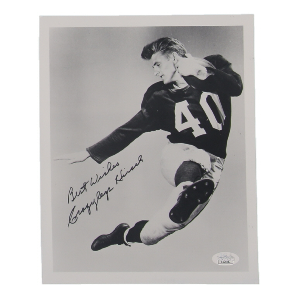 Elroy Hirsch Signed Rams 8x10 Photo Inscribed "Best Wishes" (JSA ...
