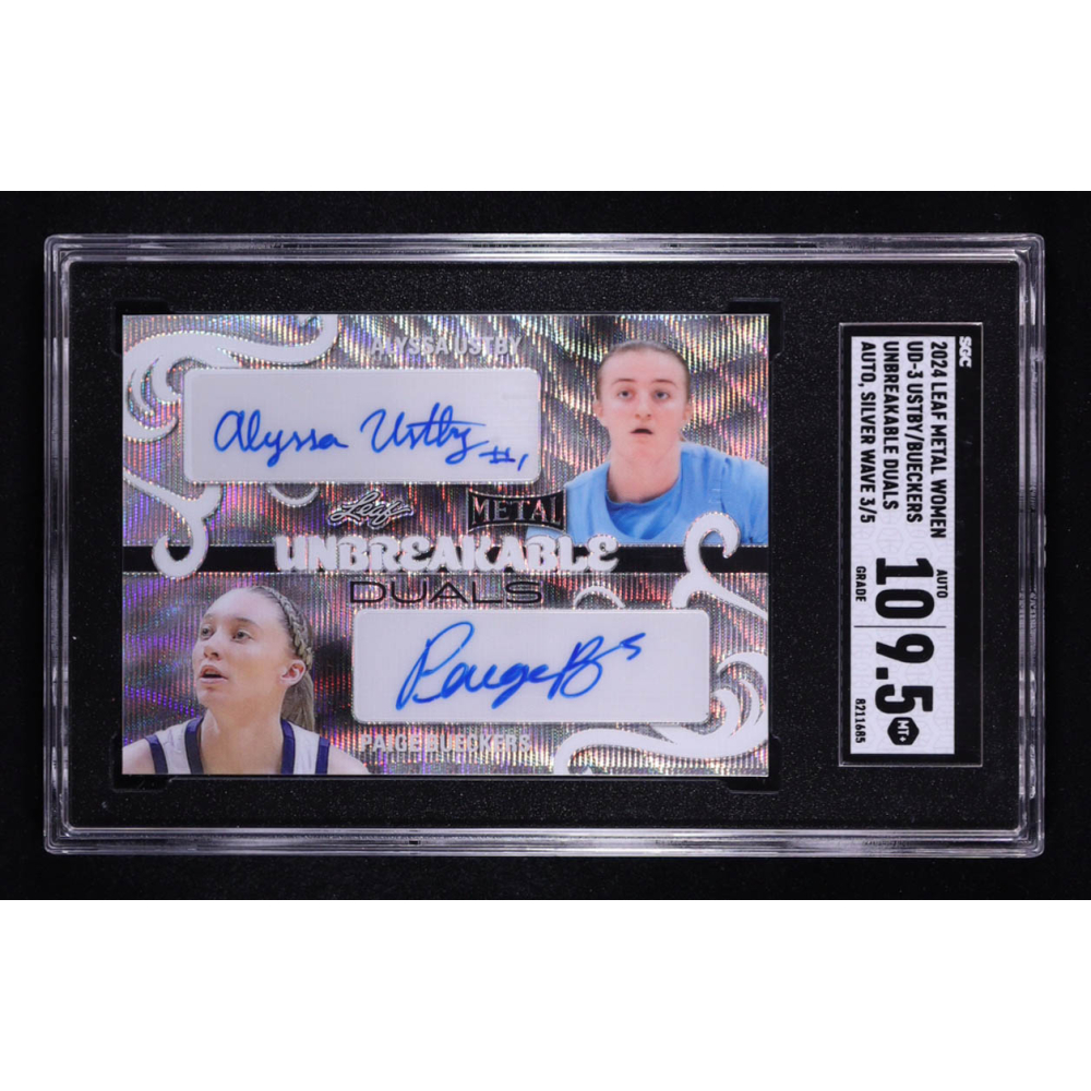 Alyssa Ustby / Paige Bueckers 2024 Leaf Metal Women of Sport ...