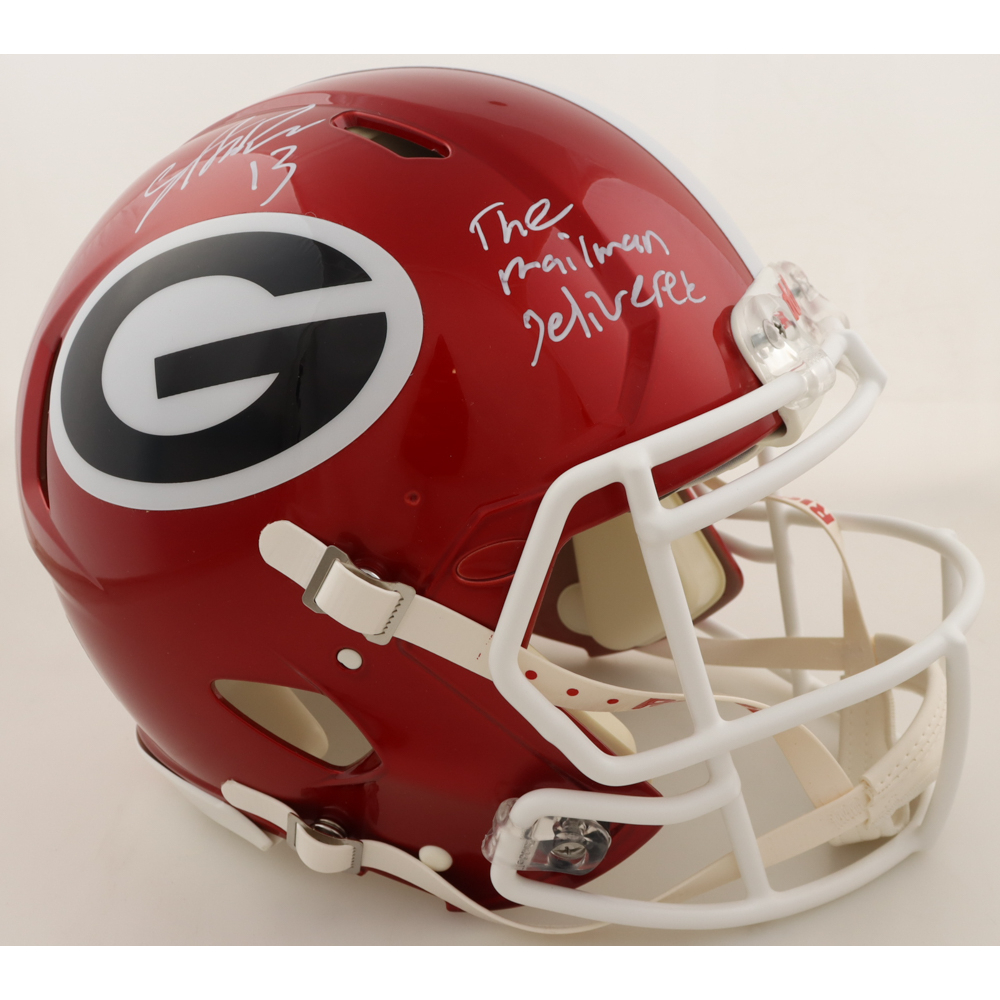 Stetson Bennett Signed Georgia Bulldogs Full-Size Authentic On-Field ...