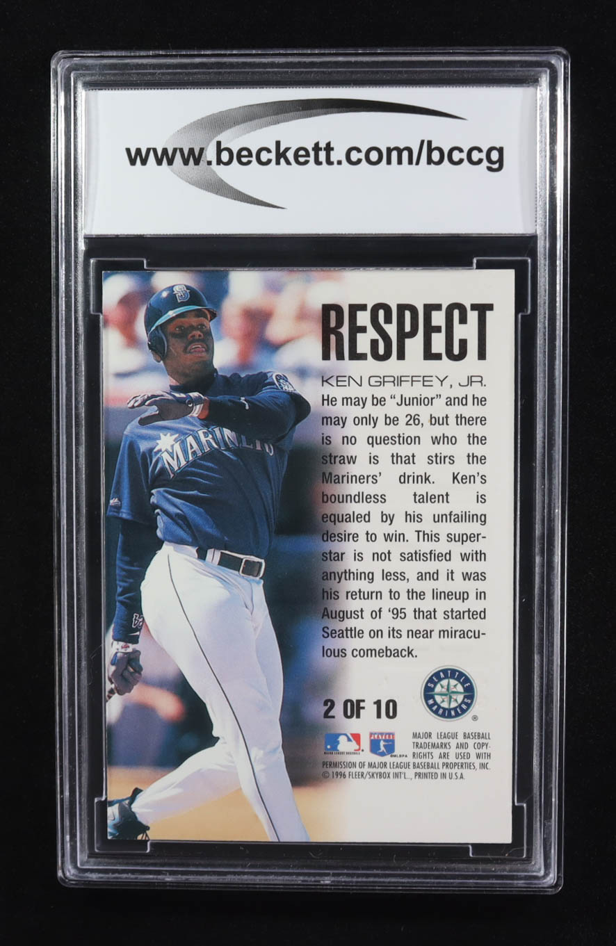 Ken Griffey Jr. 1996 Ultra Respect Gold Medallion #2 (BCCG 10 ...