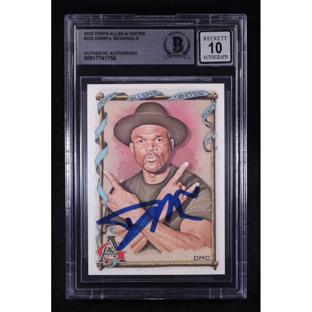 Darryl McDaniels Signed 2023 Topps Allen and Ginter #223 (Beckett ...
